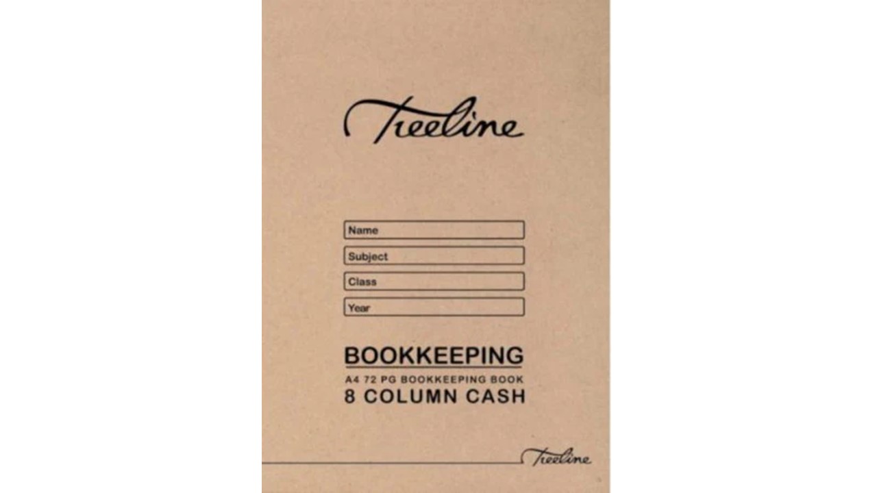 A4 72 Page Soft Cover 8 Column Cash Book – Strive Stationers