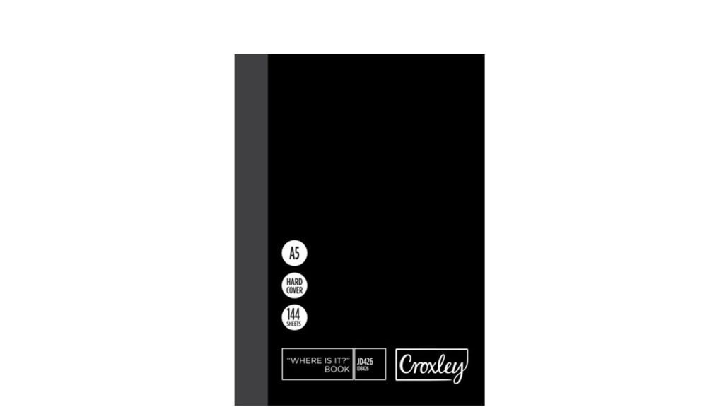 Croxley A5 144 Page Index Book – Strive Stationers