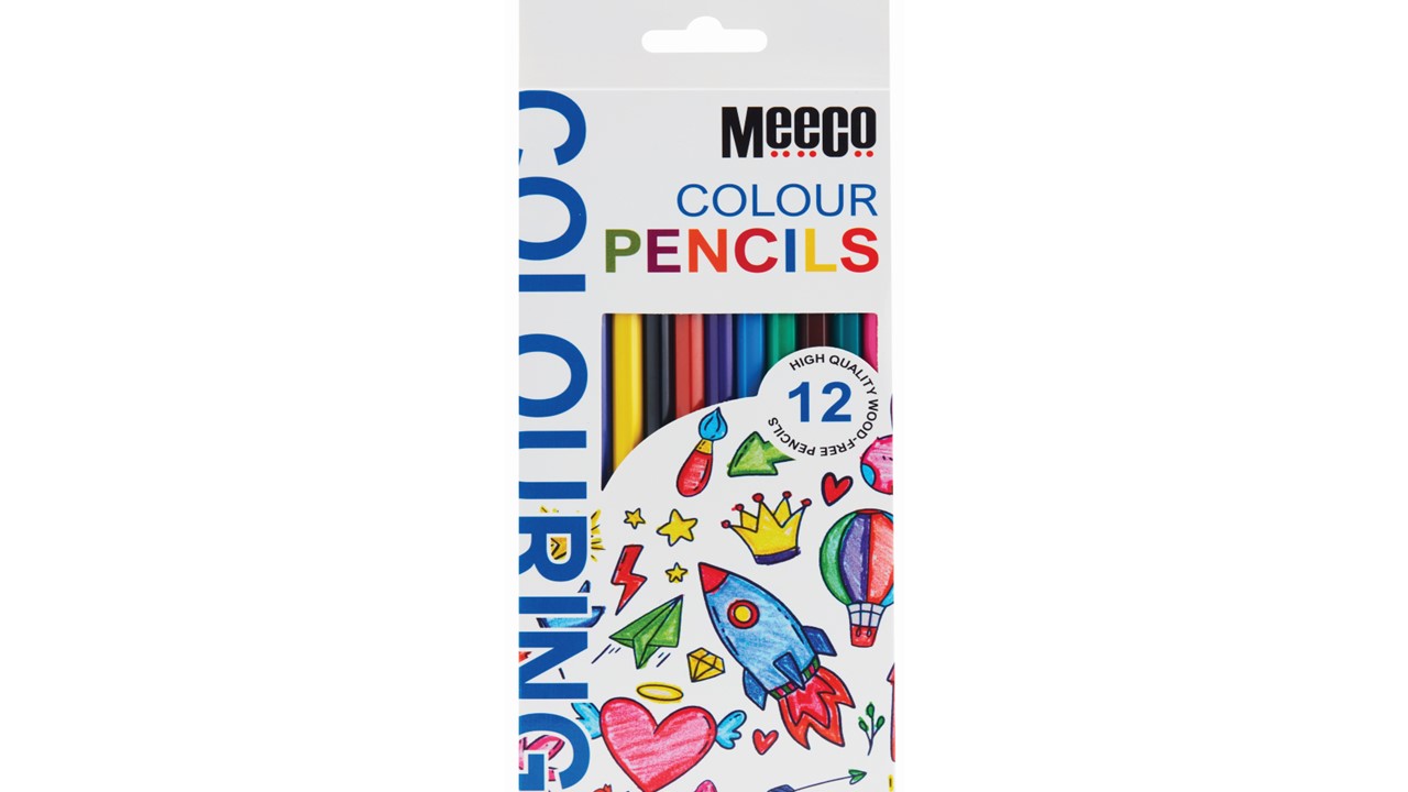 Meeco Colouring Pencils 12’s – Strive Stationers
