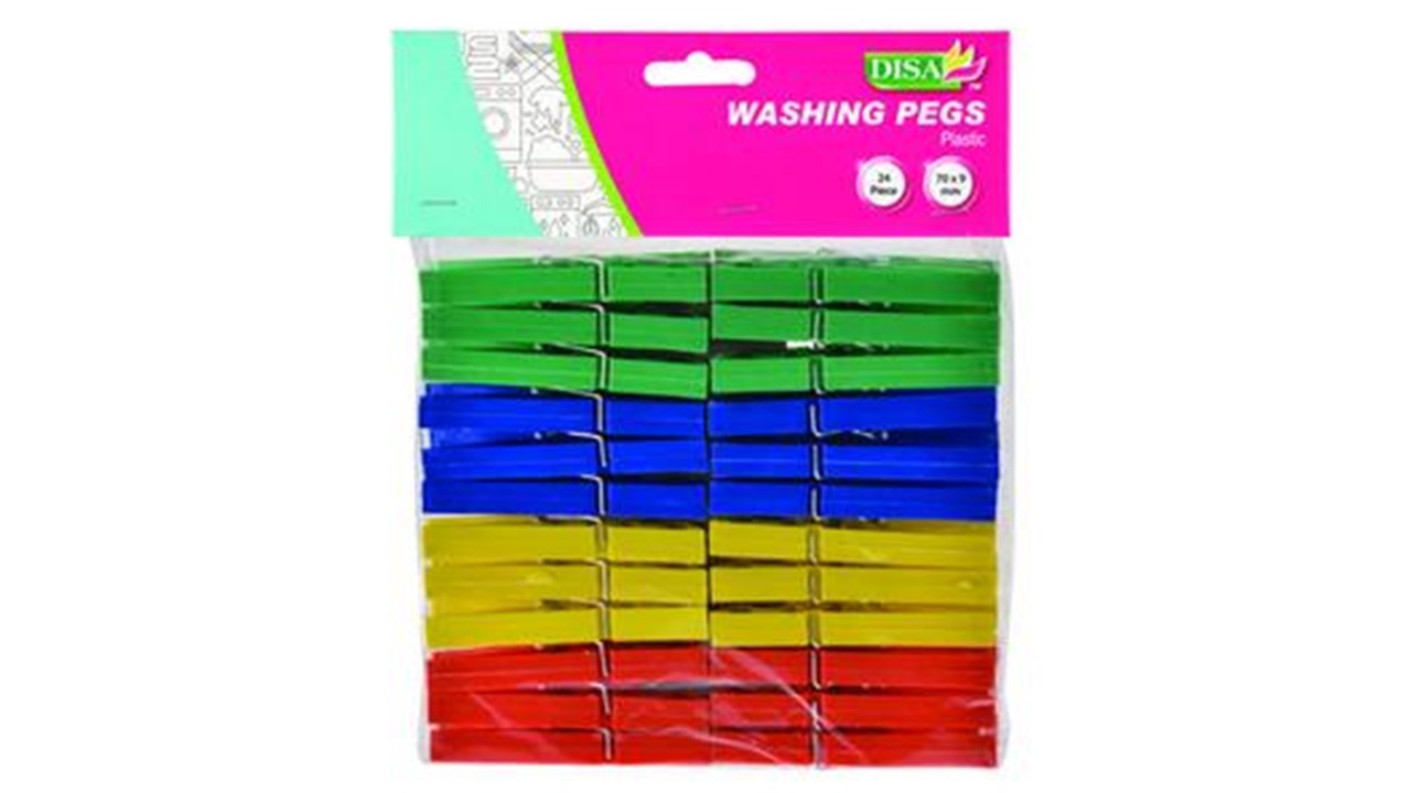 Disa Washing Pegs 24’s – Strive Stationers
