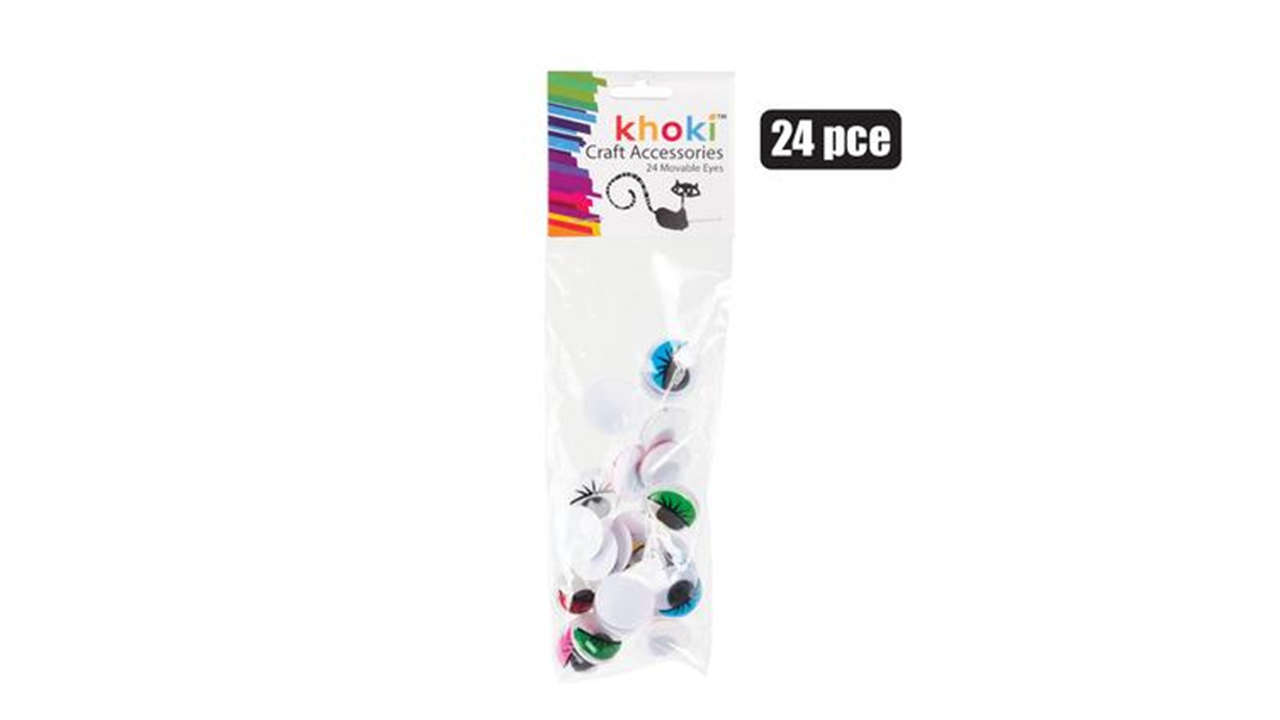 Khoki Googly Eyes Large 24’s – Strive Stationers