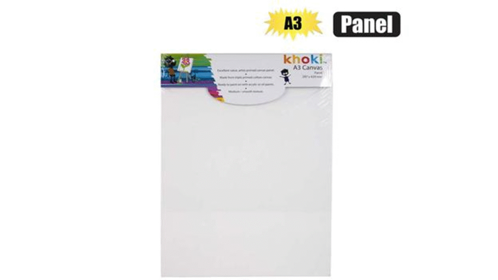 Khoki A3 Canvas Panel White – Strive Stationers